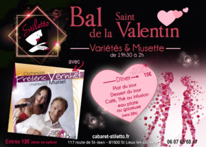 Bal et dîner de la Saint Valentin - Orchestre Variétés&Musette ...