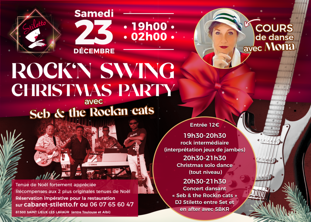 Rock ‘n swing Christmas Party - « Seb & the Rockin cats » - Cabaret ...